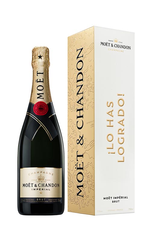 Comprar Moët & Chandon Brut Impérial con estuche "Cheers to you ...
